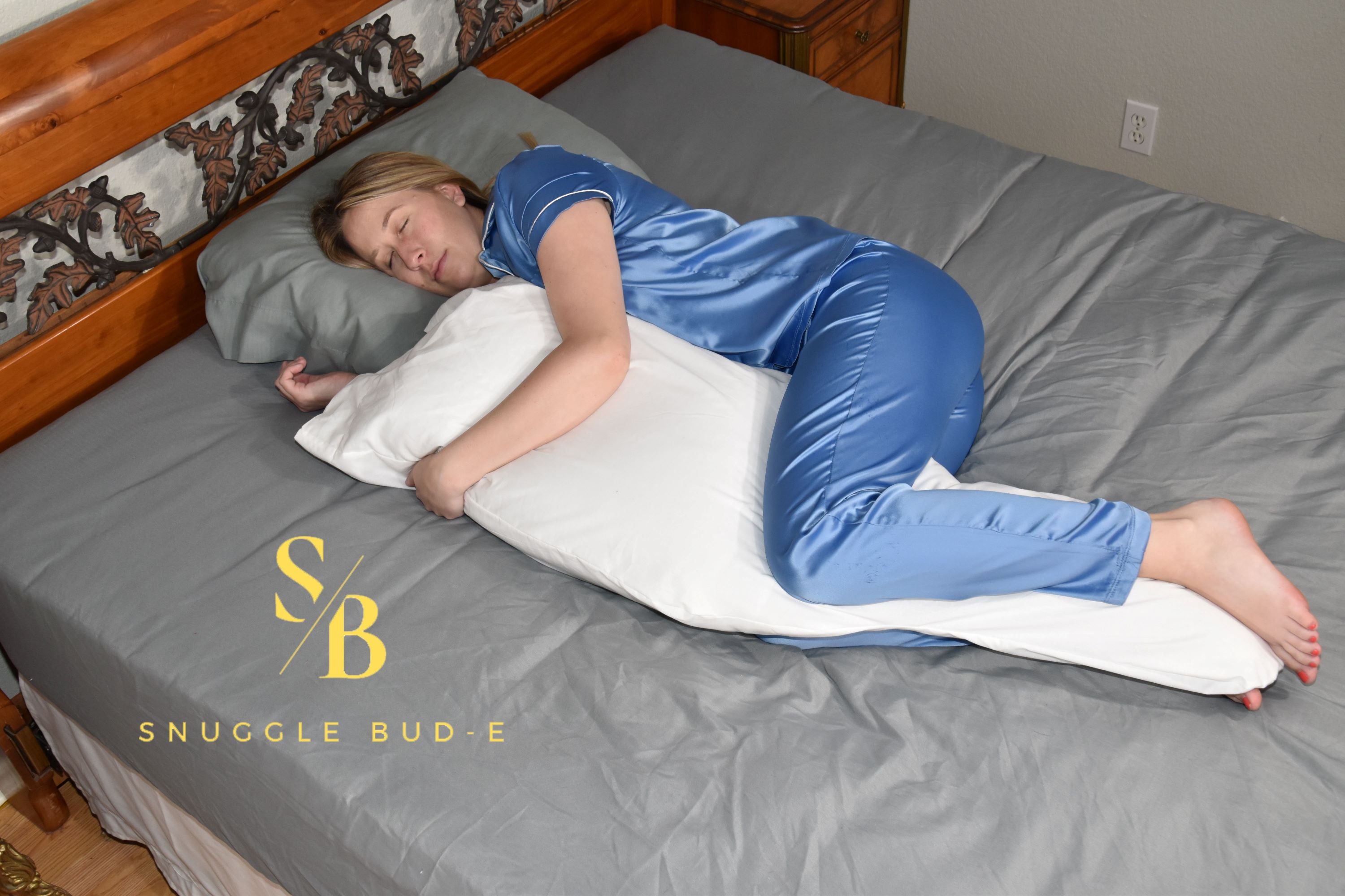 Snuggle Bud-E Pillow - body contour pillow